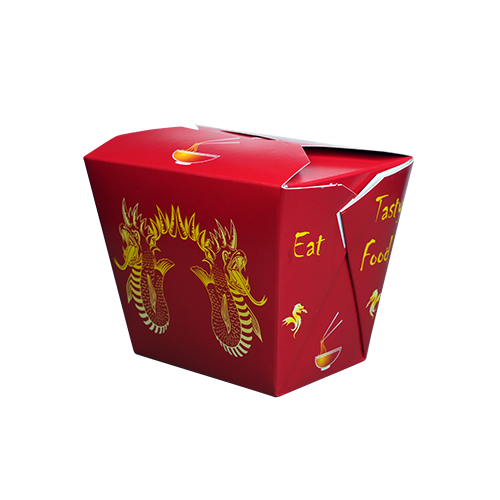 Asian Paper Take out Container( Square Food Pail) – Thoran Papers